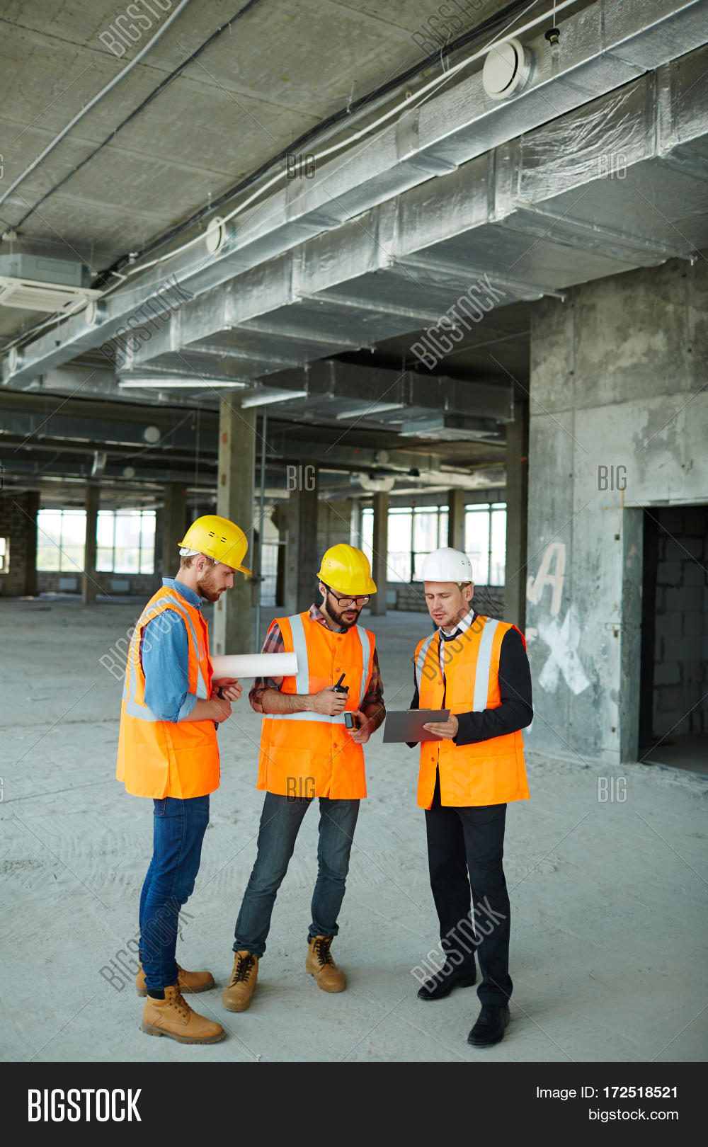 Group Three Workmen Image & Photo (Free Trial) | Bigstock