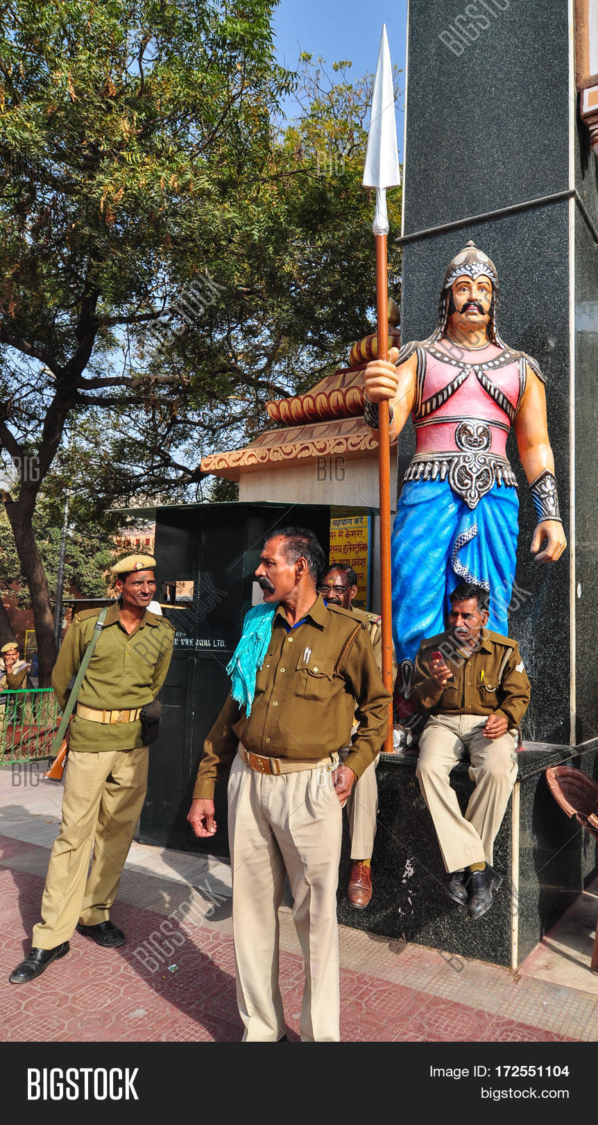 Guards Hindu Temple Image & Photo (Free Trial) | Bigstock