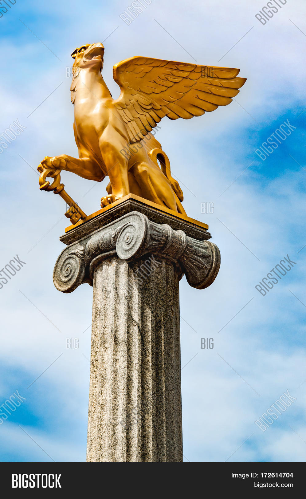 Griffin Sculpture On Image & Photo (Free Trial) | Bigstock
