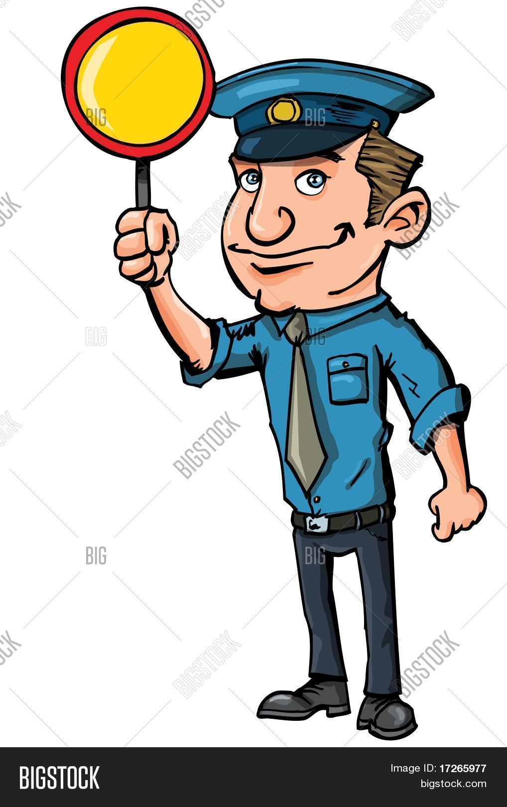 Cartoon Crossing Guard Image & Photo (Free Trial) | Bigstock