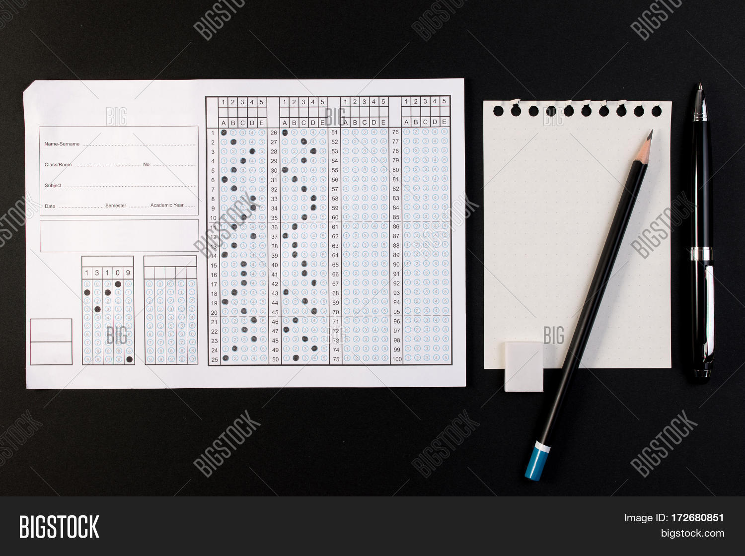School Exam Answer Image & Photo (Free Trial) | Bigstock