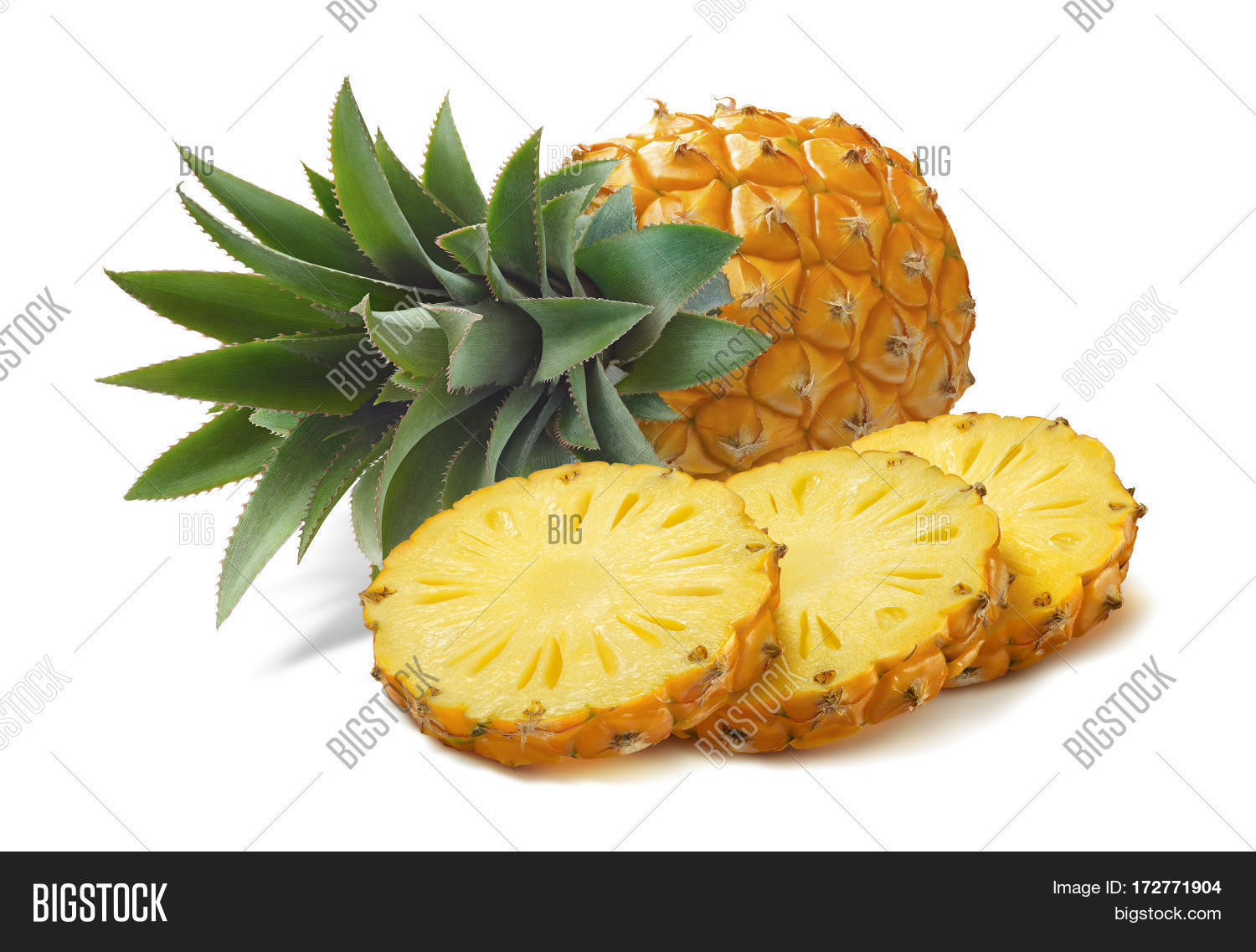 Horizontal Pineapple Image & Photo (Free Trial) | Bigstock