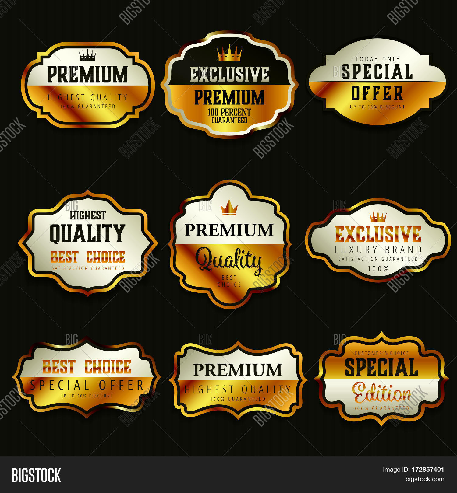 Luxury Premium Golden Vector & Photo (Free Trial) | Bigstock
