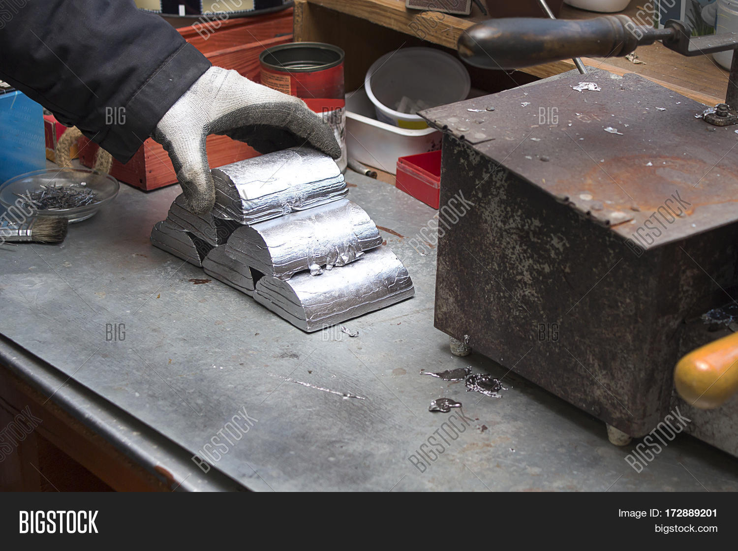 Melted Alloy Bars Image & Photo (Free Trial) | Bigstock
