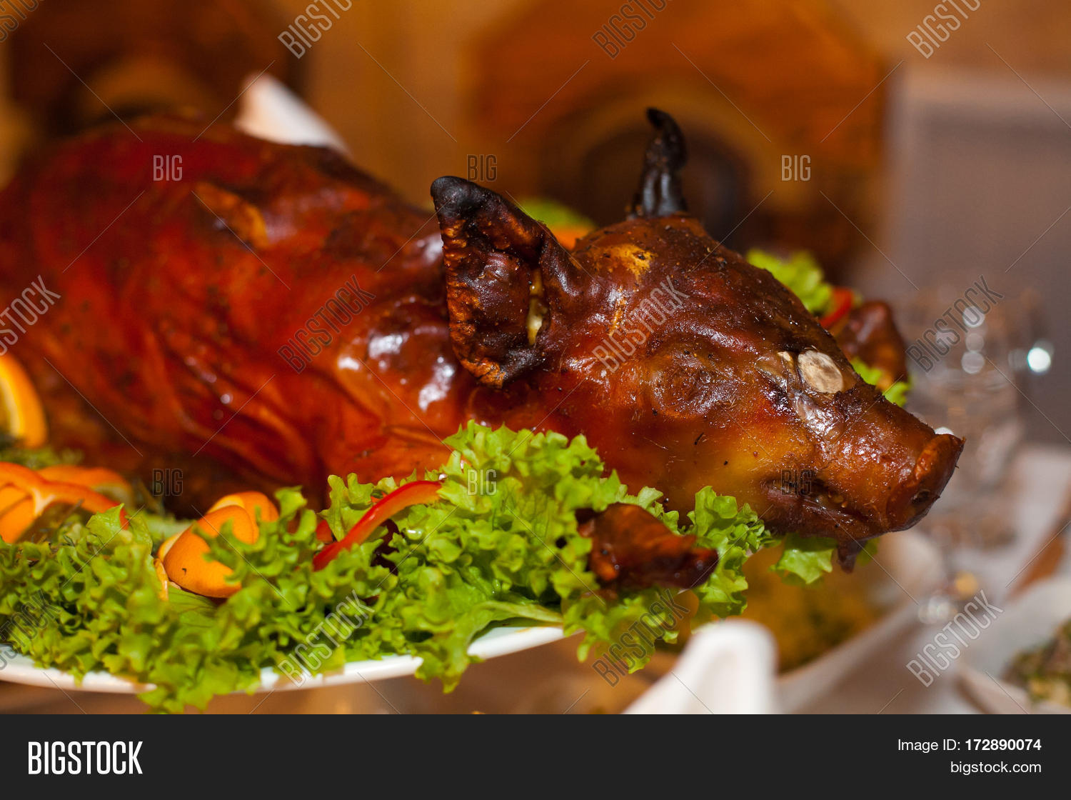 Young Baked Pig Image & Photo (Free Trial) | Bigstock