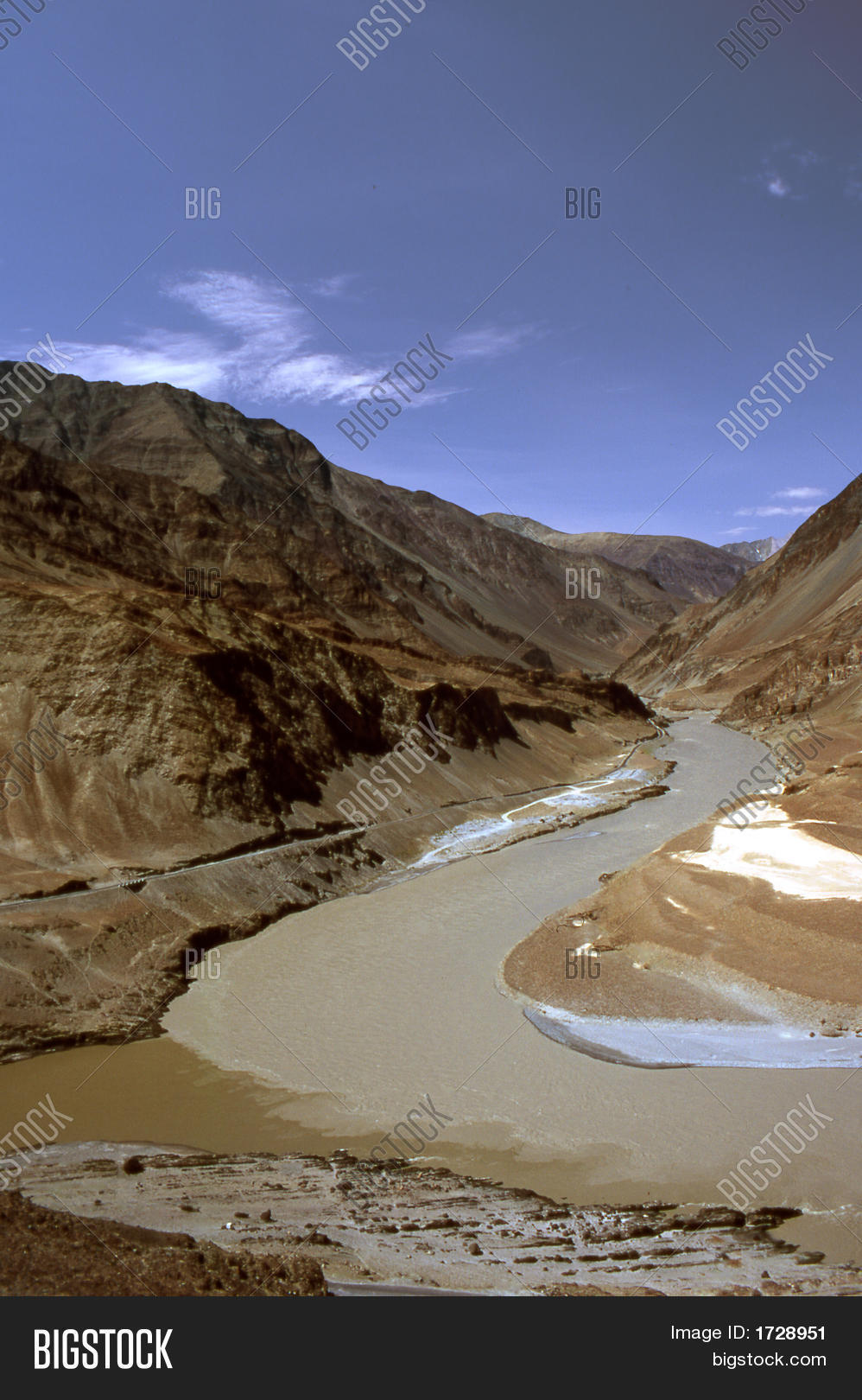 Junction Rivers Indus Image & Photo (Free Trial) | Bigstock