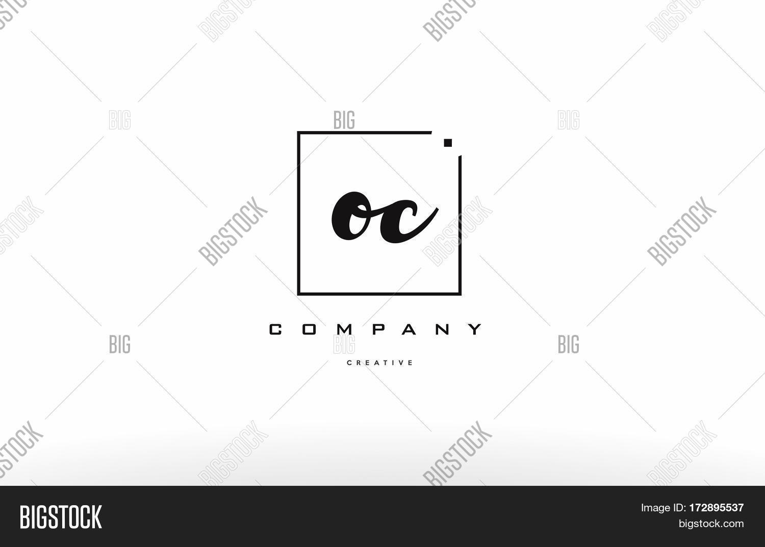 Oc O C Hand Writing Vector & Photo (Free Trial) | Bigstock