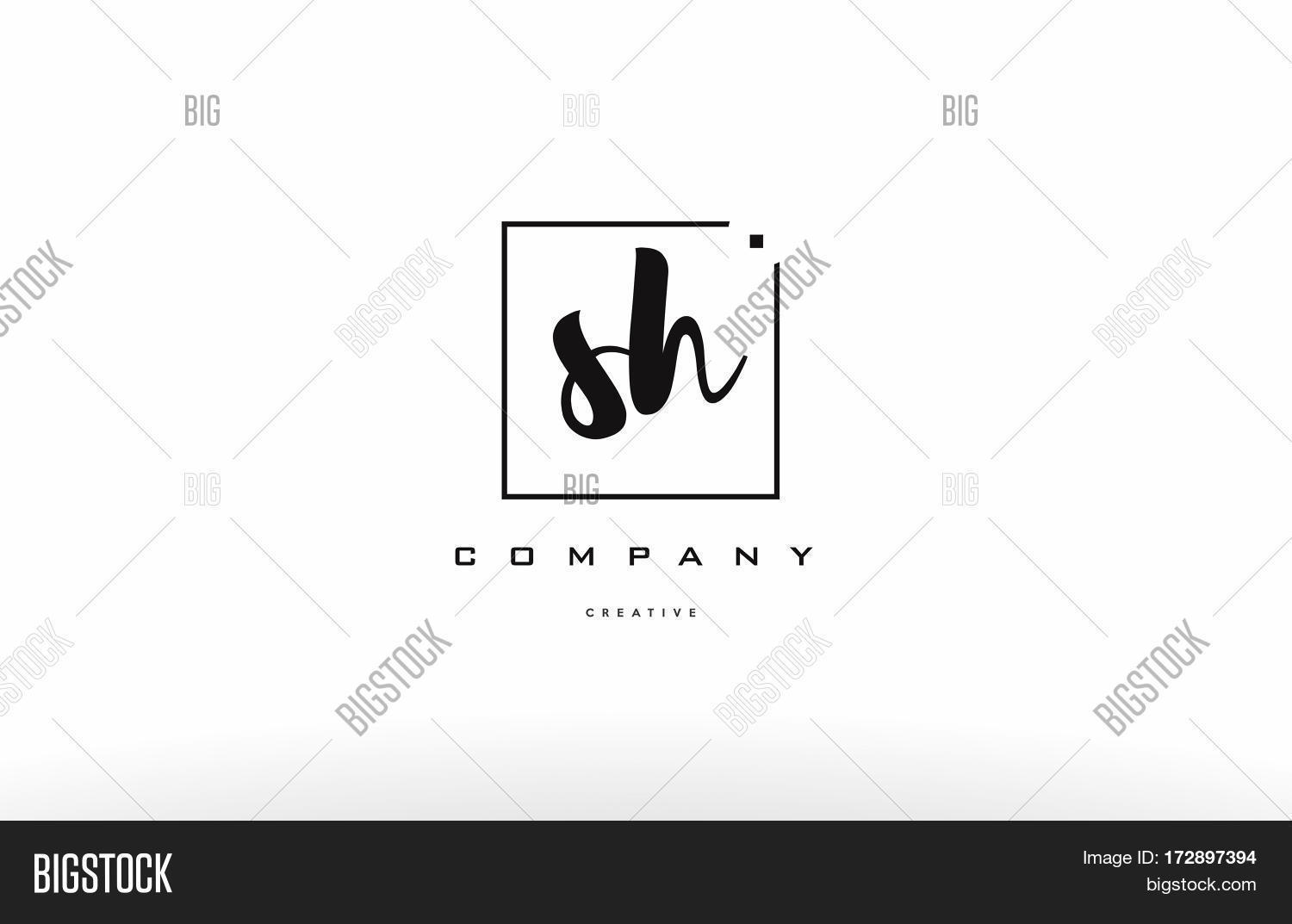 Sh S H Hand Writing Vector & Photo (Free Trial) | Bigstock