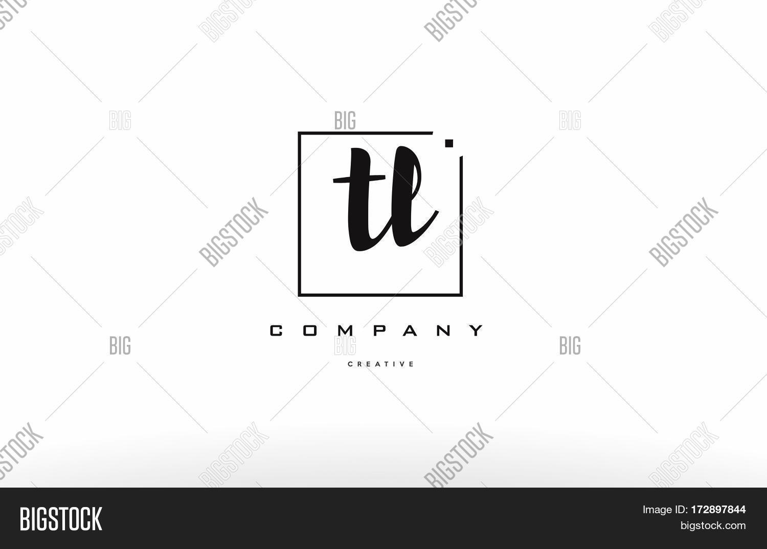 Tl T L Hand Writing Vector & Photo (Free Trial) | Bigstock