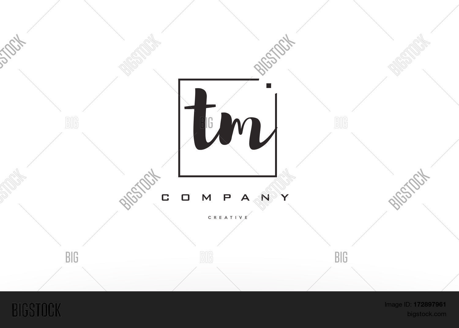 Tm T M Hand Writing Vector & Photo (Free Trial) | Bigstock