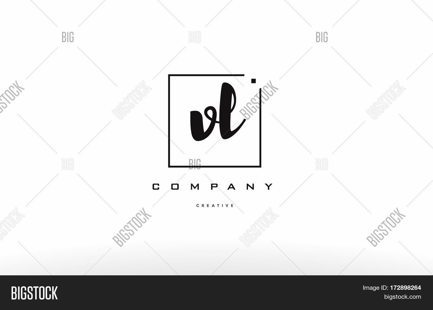 Vl V L Hand Writing Vector & Photo (Free Trial) | Bigstock