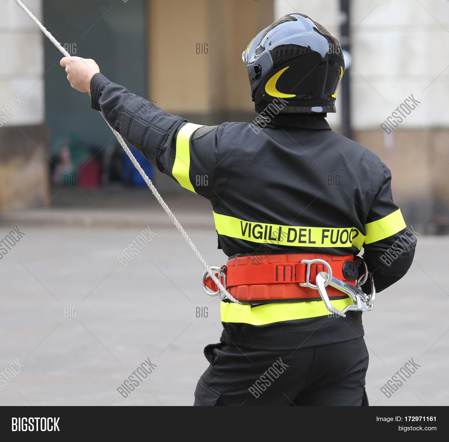 Italian Firefighter Image & Photo (Free Trial) | Bigstock