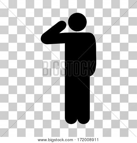 Salute Pose Vector Vector & Photo (Free Trial) | Bigstock