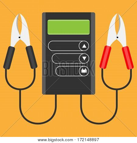 Car Battery Tester. Vector & Photo (Free Trial) | Bigstock