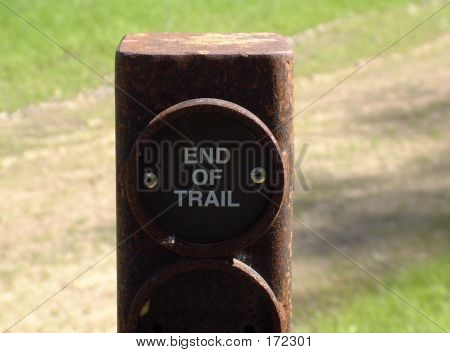 End Trail Sign Image & Photo (Free Trial) | Bigstock