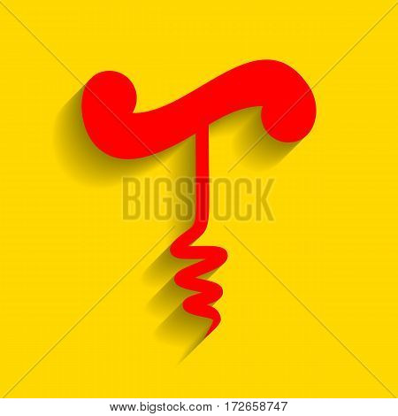 Simple Corkscrew Sign Vector & Photo (Free Trial) | Bigstock