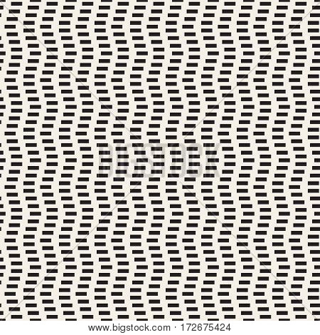 Halftone Edgy Lines Mosaic Endless Stylish Texture. Vector Seamless ...