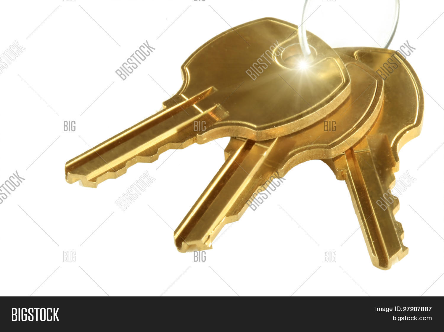 Three Keys Isolated On Image & Photo (Free Trial) | Bigstock