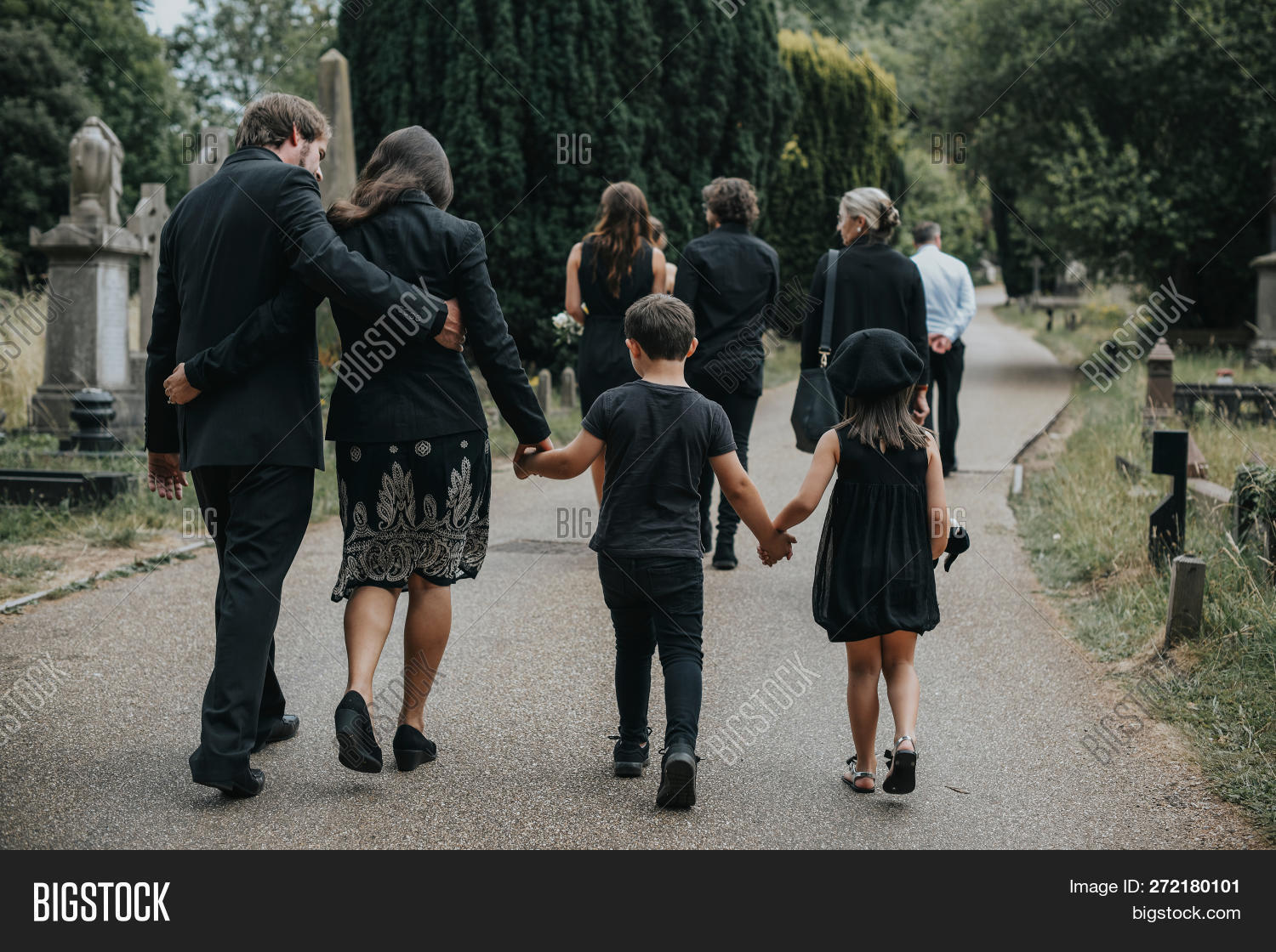 Grieving Family Image & Photo (Free Trial) | Bigstock