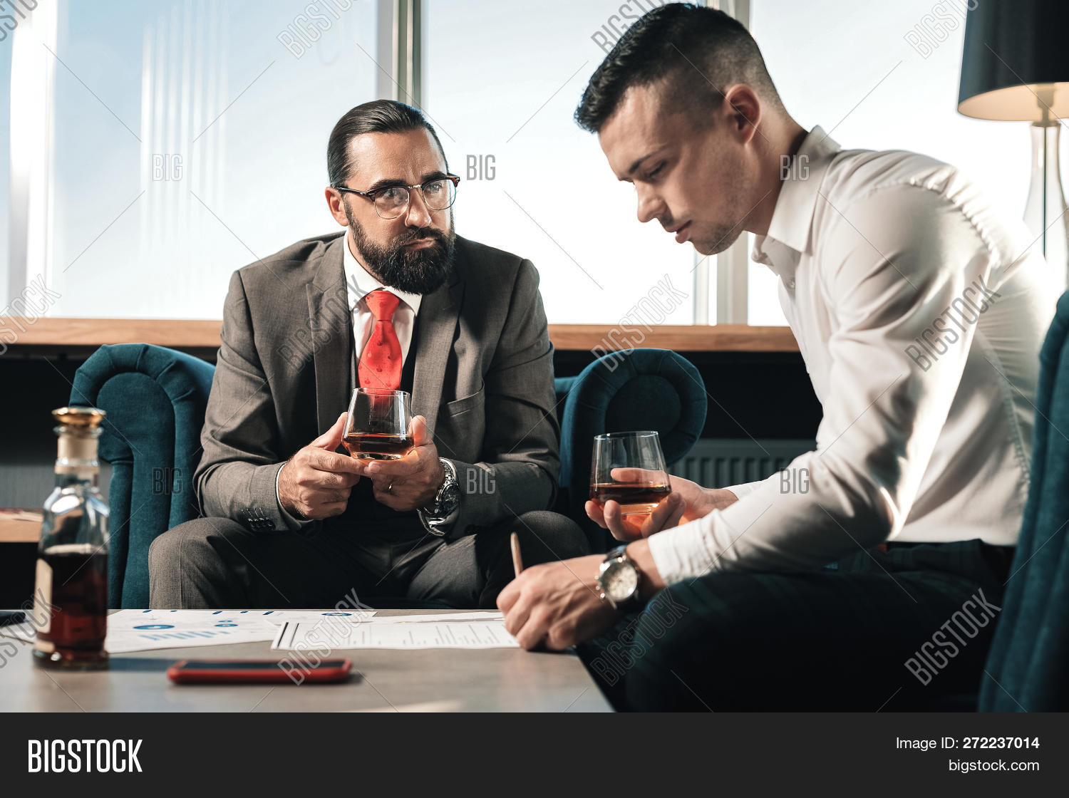 Boss Watching His Image & Photo (Free Trial) | Bigstock