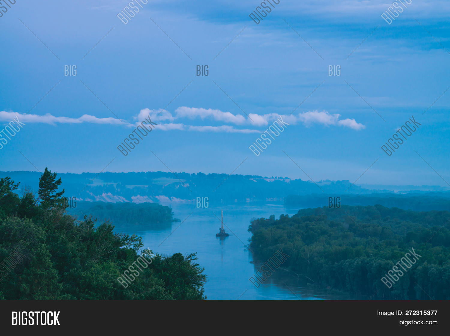 Beautiful River Night Image & Photo (Free Trial) | Bigstock