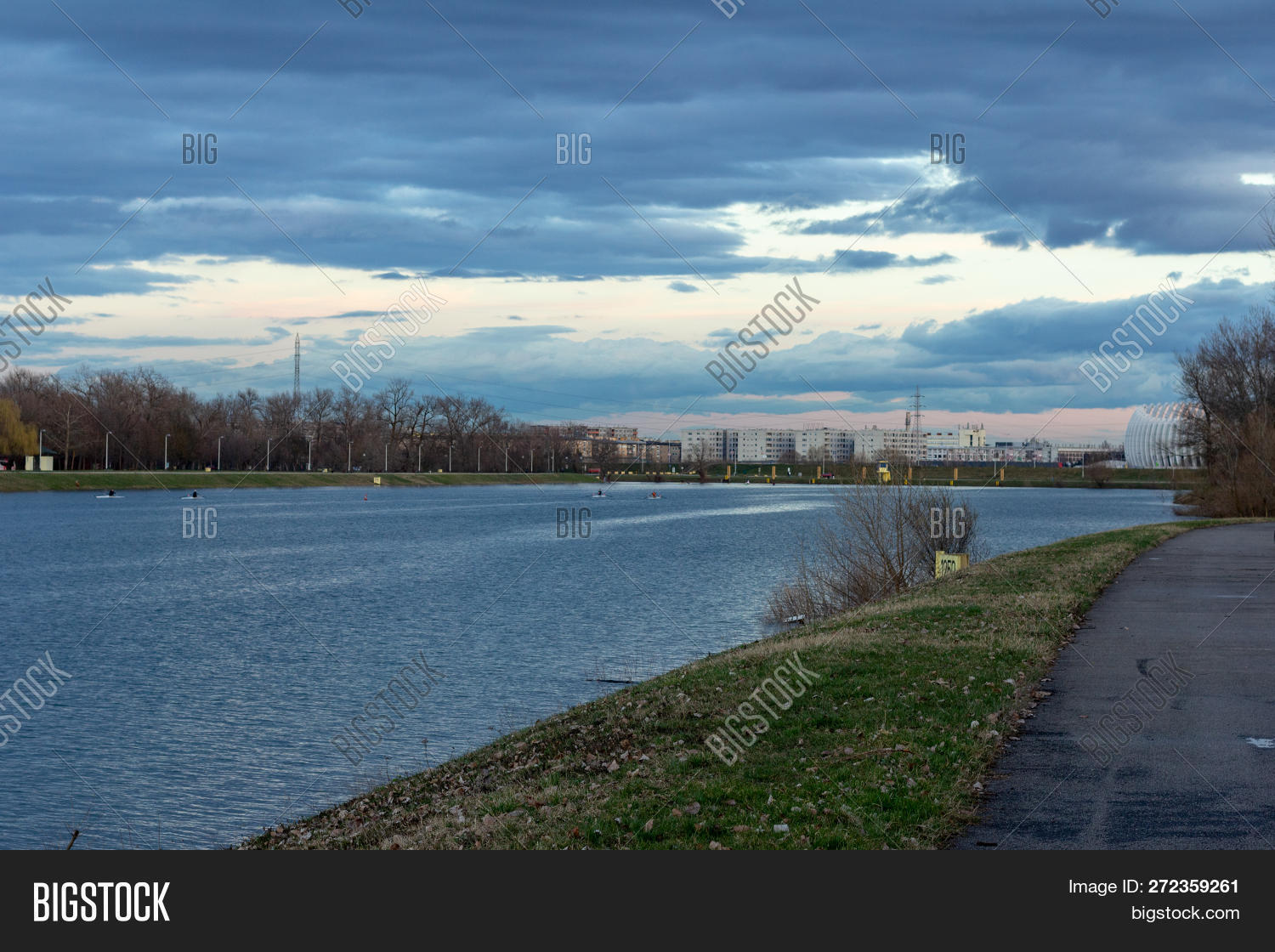 Sunset View Jarun Lake Image & Photo (Free Trial) | Bigstock