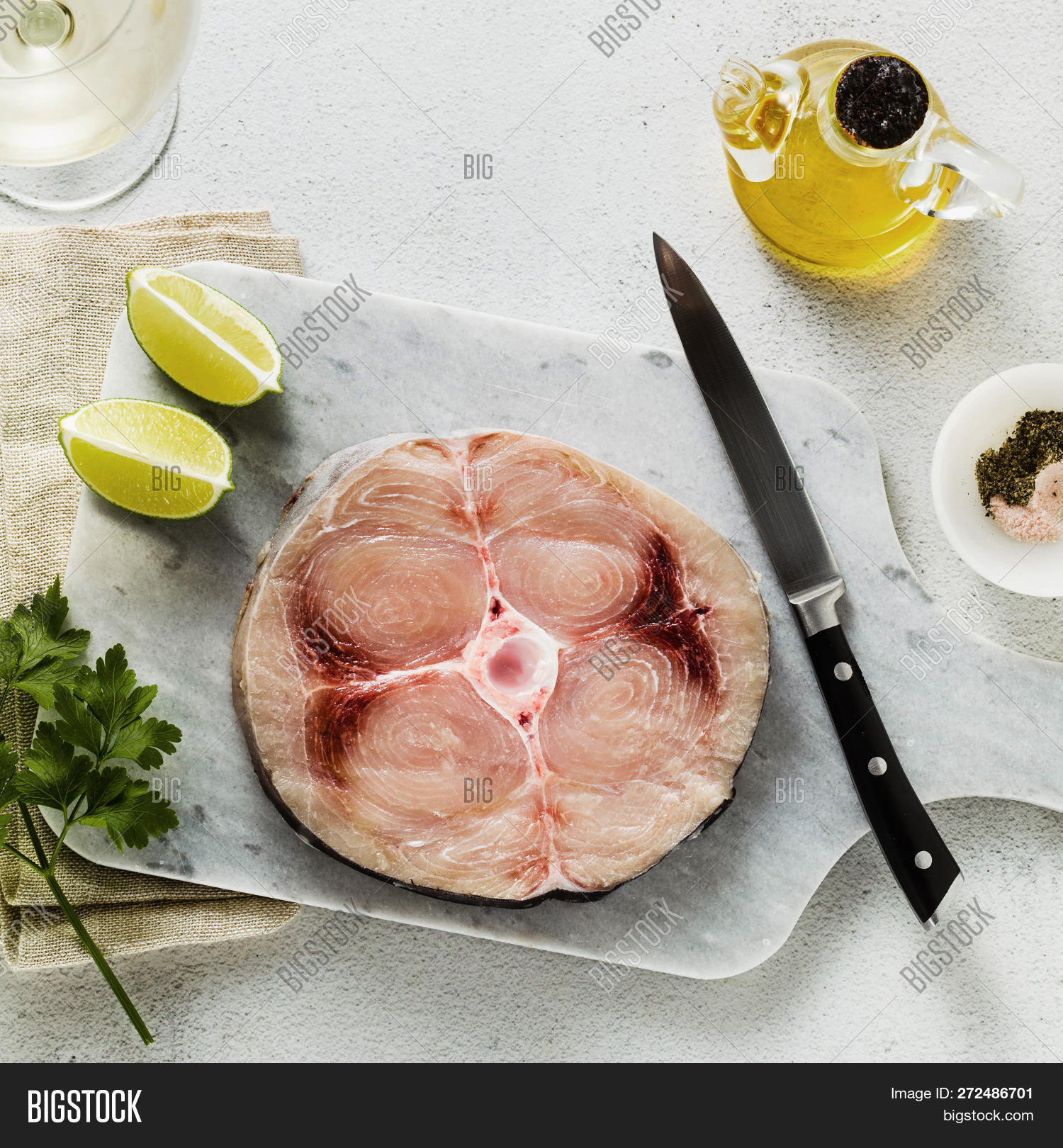 Raw Swordfish Steak On Image & Photo (Free Trial) | Bigstock