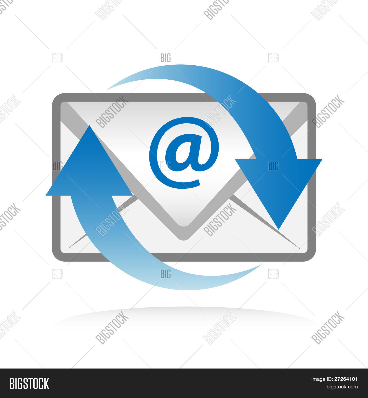 Electronic Mail Sync Vector & Photo (Free Trial) | Bigstock
