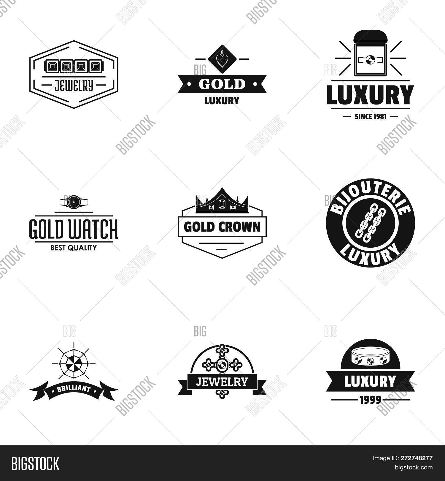 Deluxe Logo Set. Image & Photo (Free Trial) | Bigstock