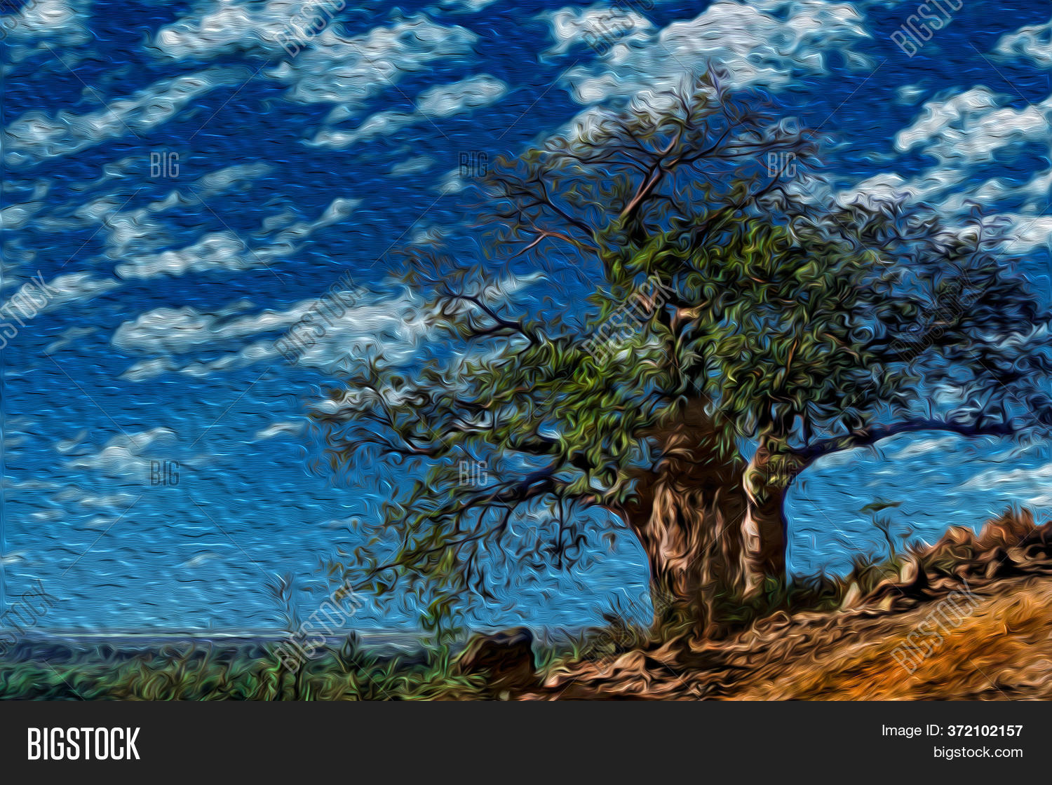 Huge Baobab Tree Image & Photo (Free Trial) | Bigstock