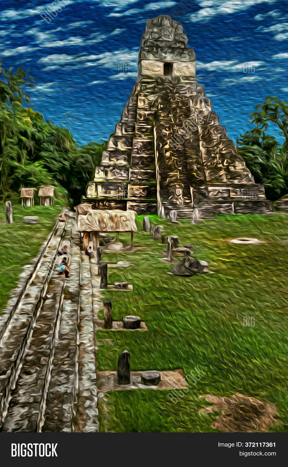 Steep Temple-pyramid Image & Photo (Free Trial) | Bigstock