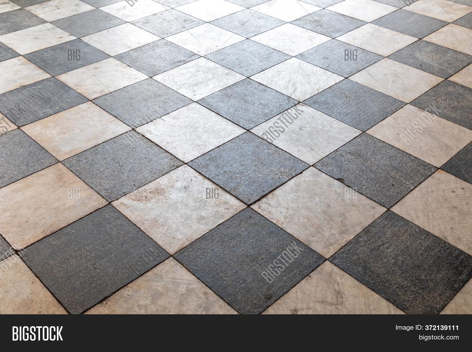 Checked Tiles Pavement Image & Photo (Free Trial) | Bigstock