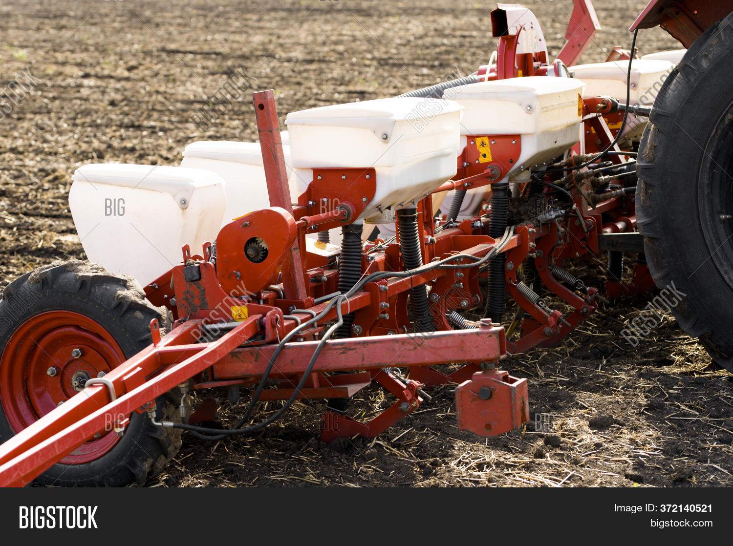 Seeders Tractor Field Image & Photo (Free Trial) | Bigstock