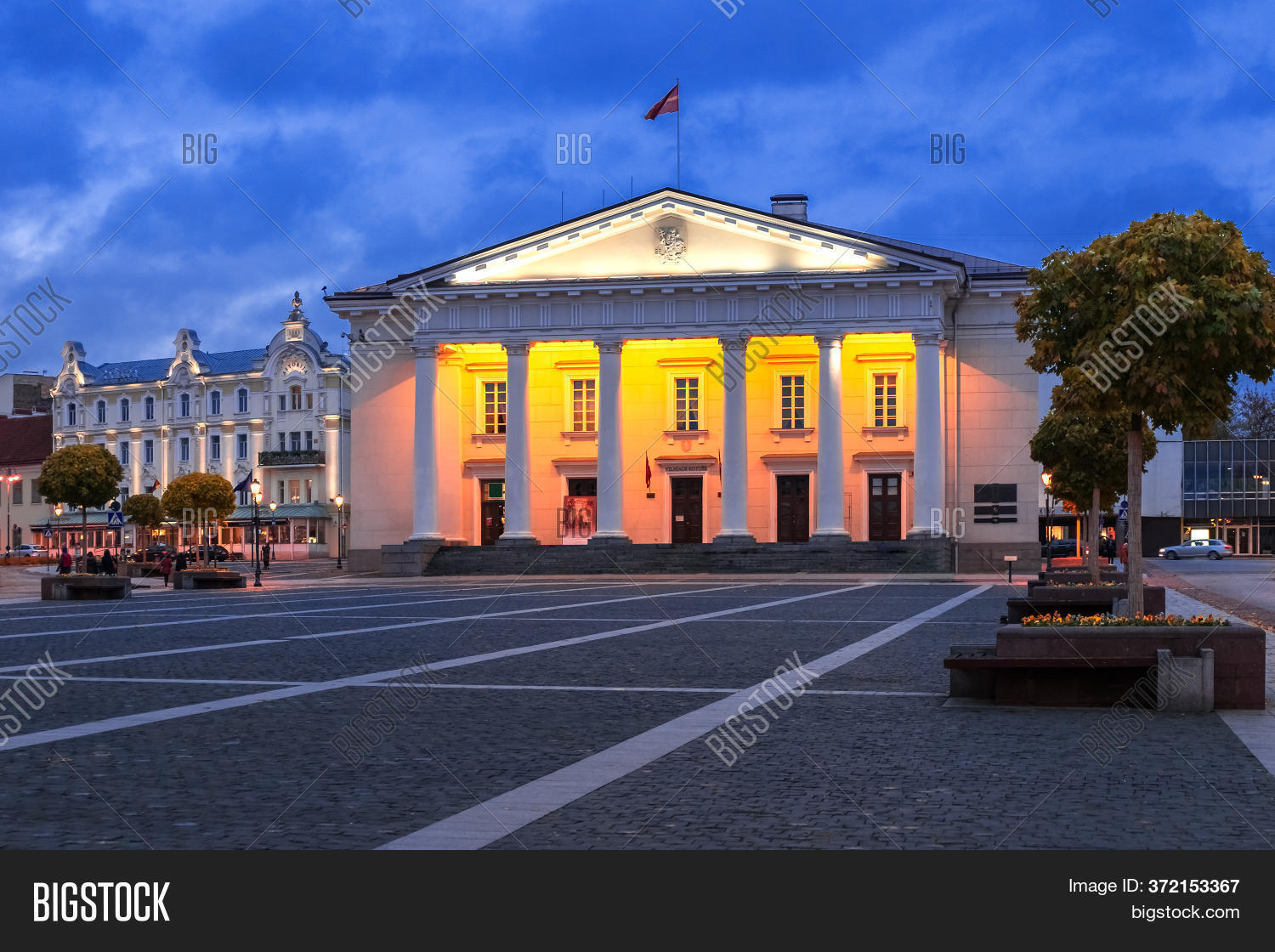Town Hall Square Old Image & Photo (Free Trial) | Bigstock