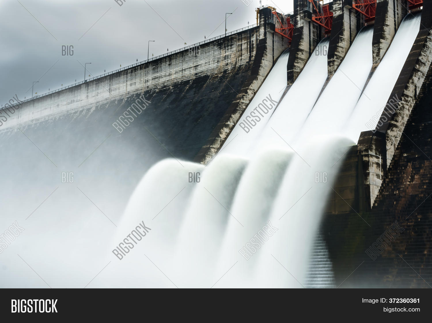 Dam Water Release Image & Photo (Free Trial) | Bigstock
