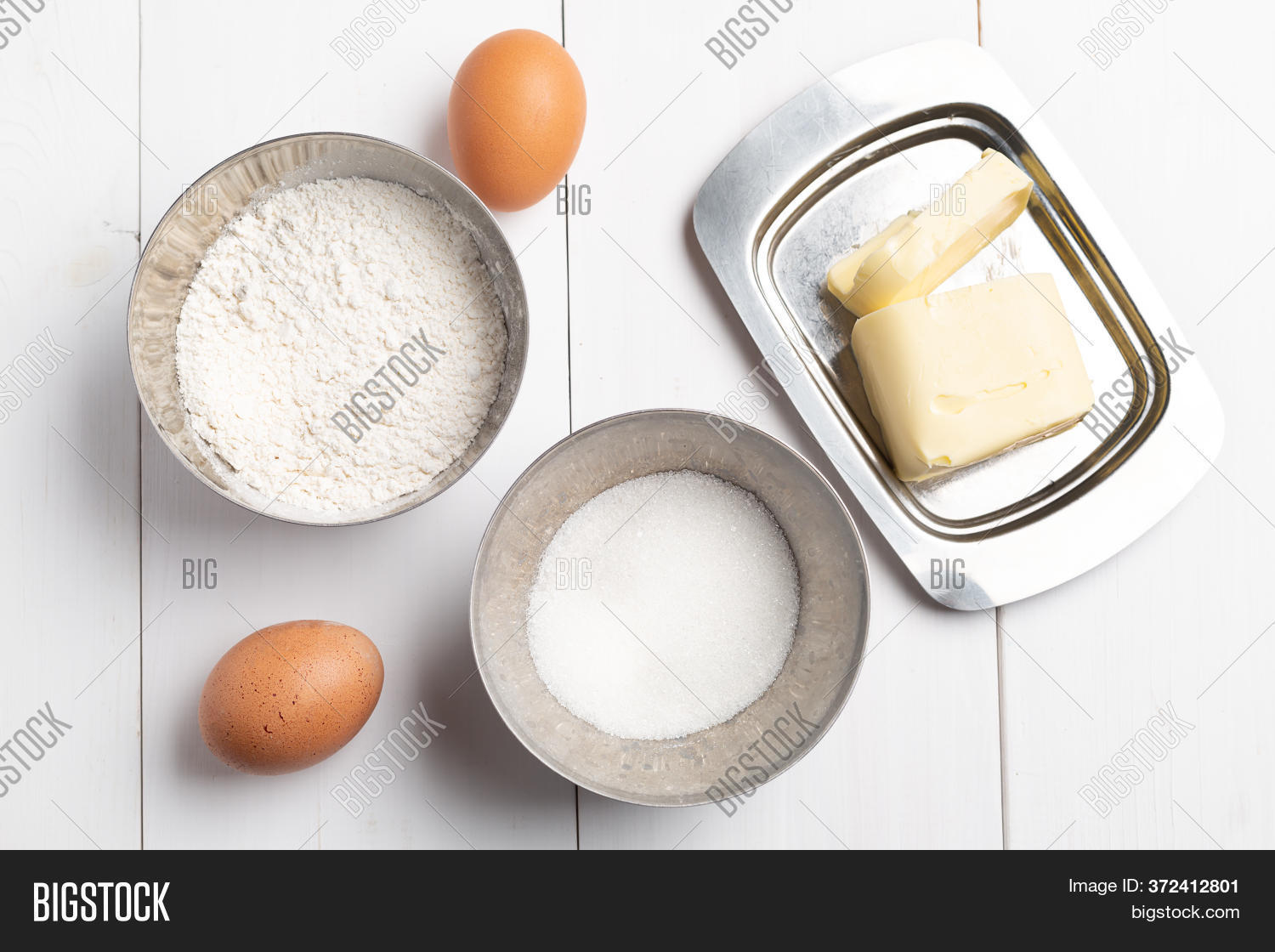 Baking Ingredients On Image & Photo (Free Trial) | Bigstock
