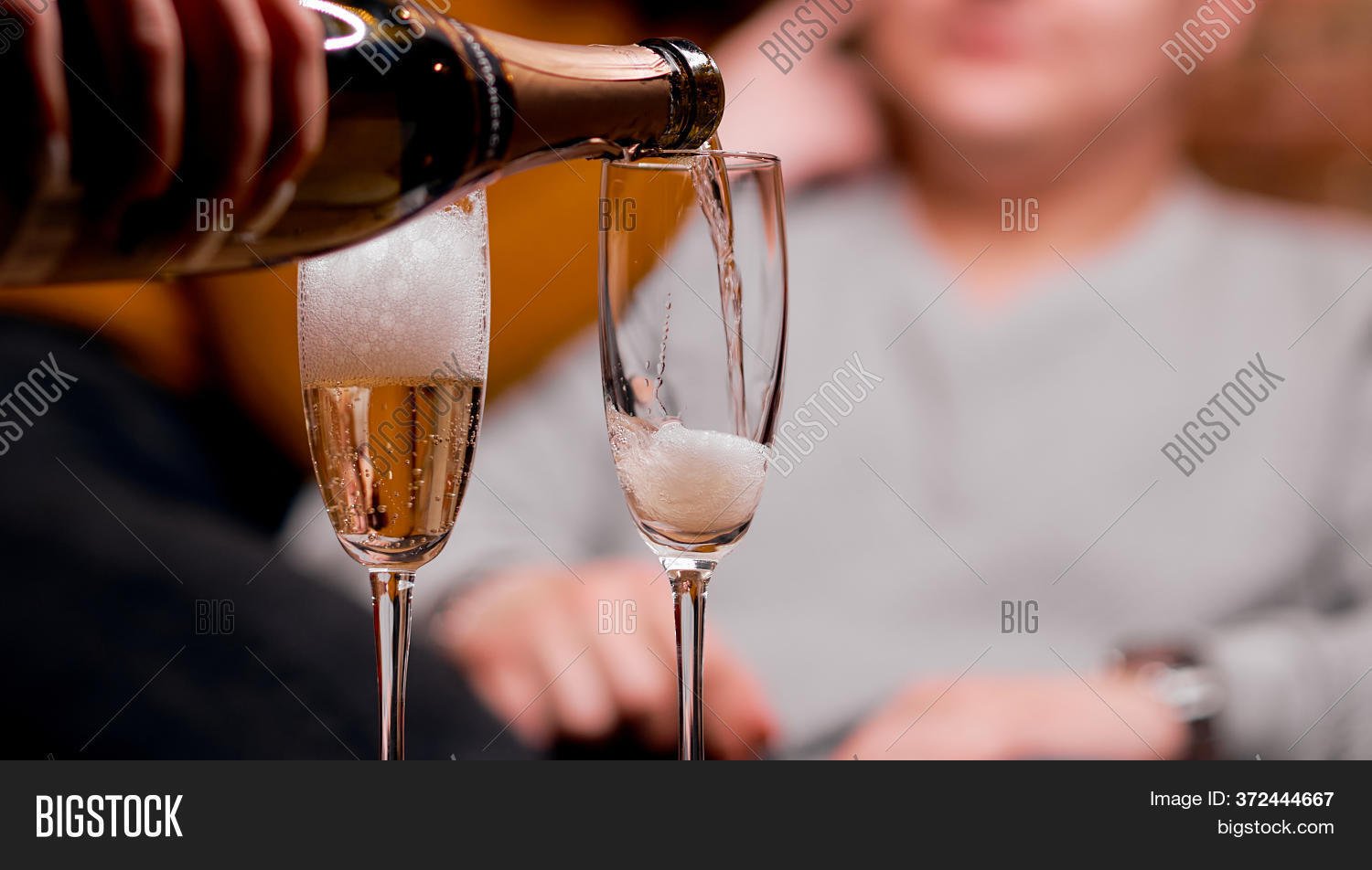 Hand Pours Champagne Image & Photo (Free Trial) | Bigstock