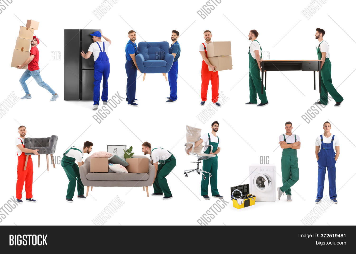 Collage Photos Workers Image & Photo (Free Trial) | Bigstock