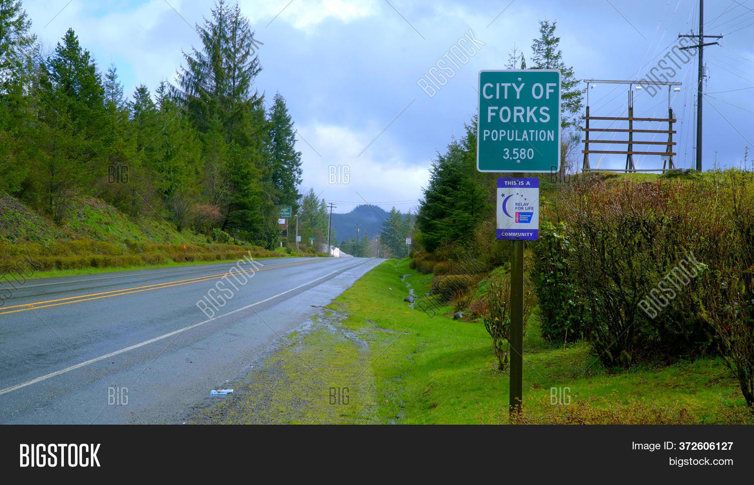 City Forks City Limit Image & Photo (Free Trial) | Bigstock