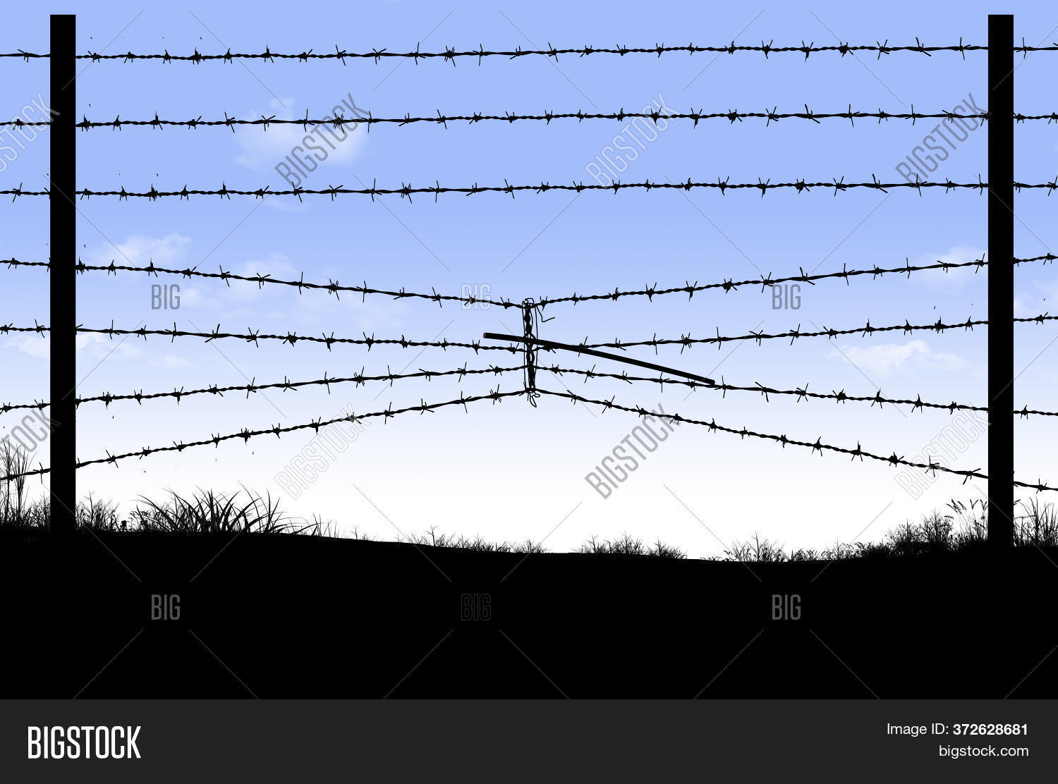 Here Border Fence On Image & Photo (Free Trial) | Bigstock