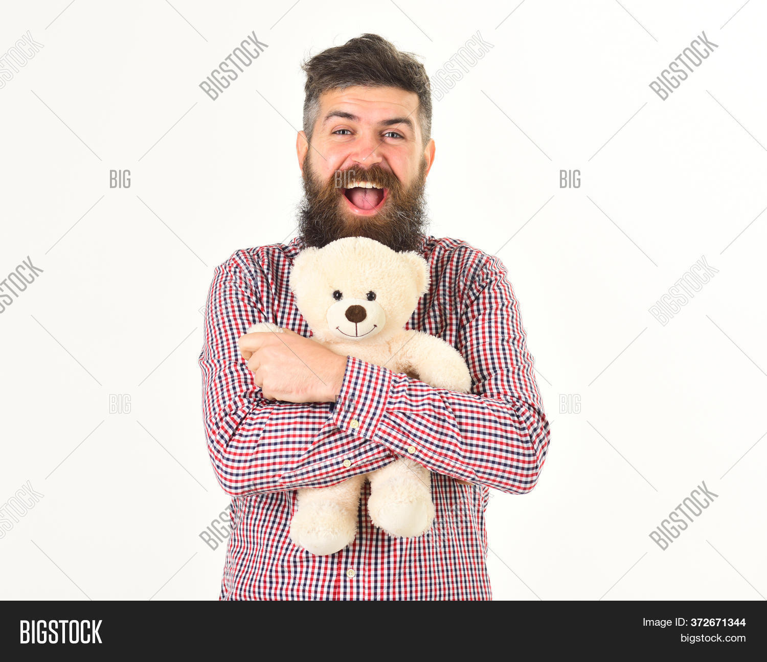 Guy Beard Hugs Soft Image & Photo (Free Trial) | Bigstock