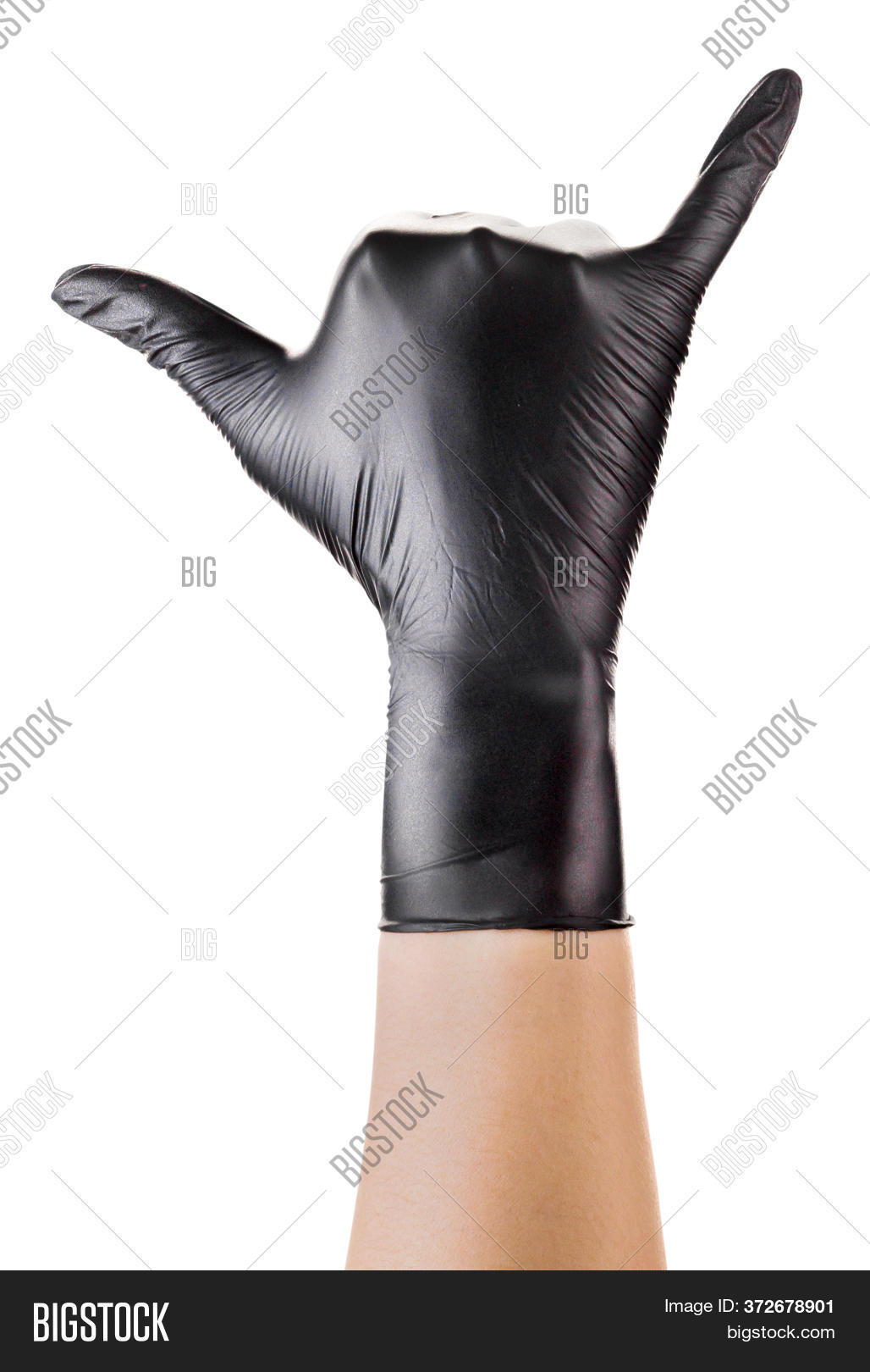 Hand Black Gloves Image & Photo (Free Trial) | Bigstock