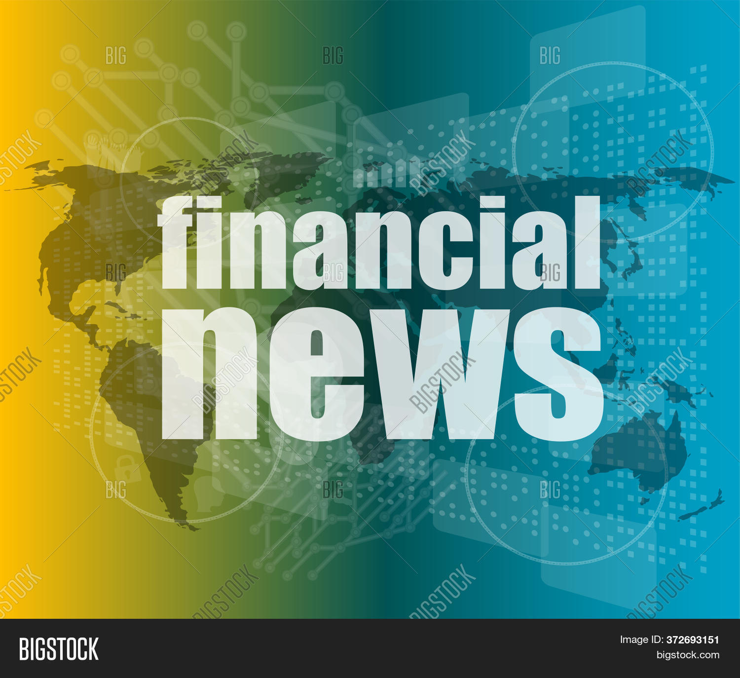 Financial News Words Image & Photo (Free Trial) | Bigstock