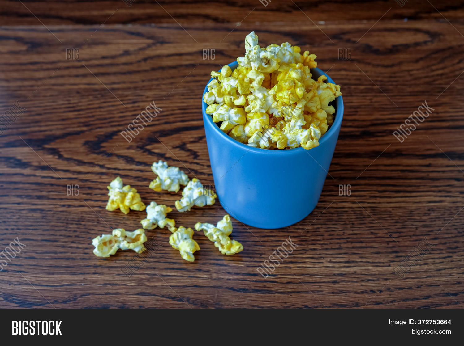 Cheese Popcorn Blue Image & Photo (Free Trial) | Bigstock