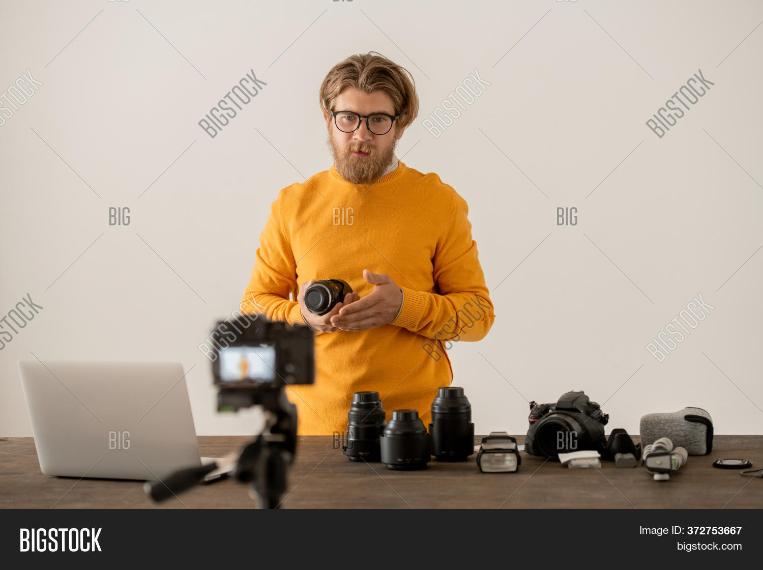 Bearded Photographer Image & Photo (Free Trial) | Bigstock