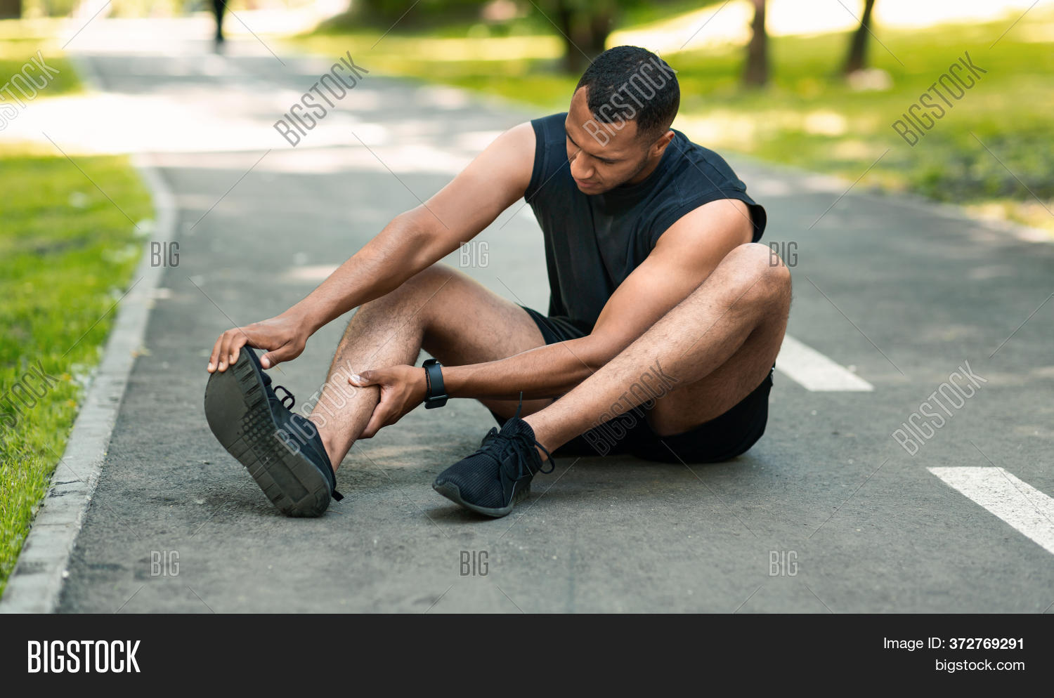 Sports Injury. African Image & Photo (Free Trial) | Bigstock