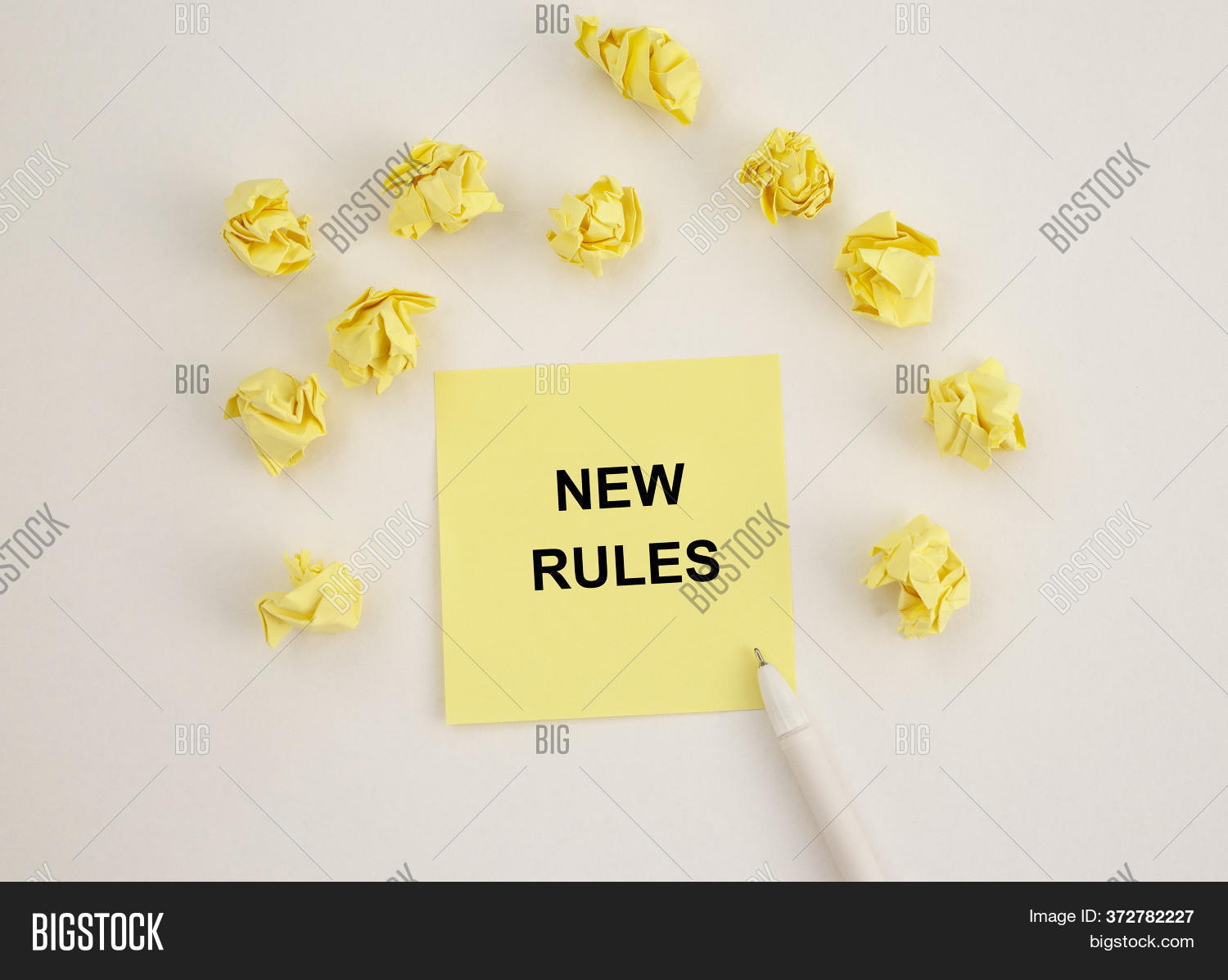 Text New Rules Written Image & Photo (Free Trial) | Bigstock