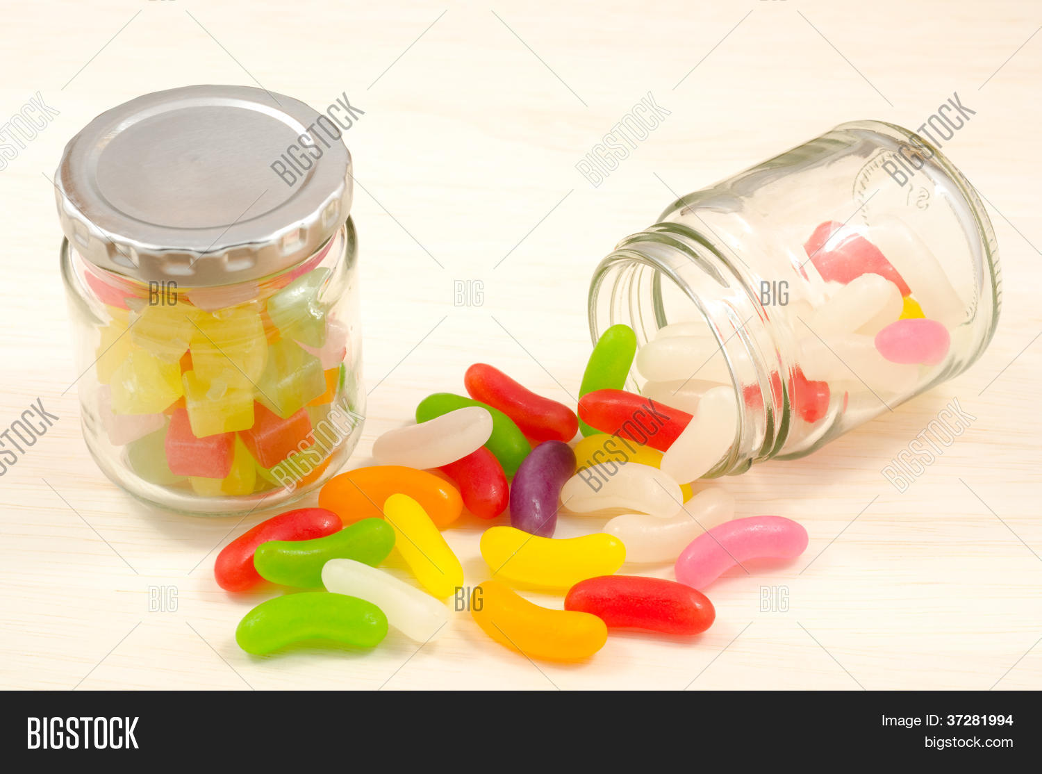 Candy Jar Spilled Image & Photo (Free Trial) | Bigstock