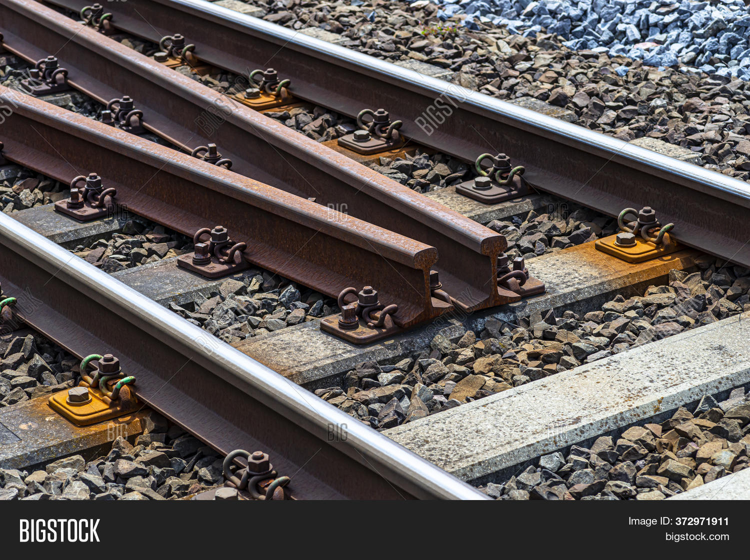 Railroad Tracks Lying Image & Photo (Free Trial) | Bigstock