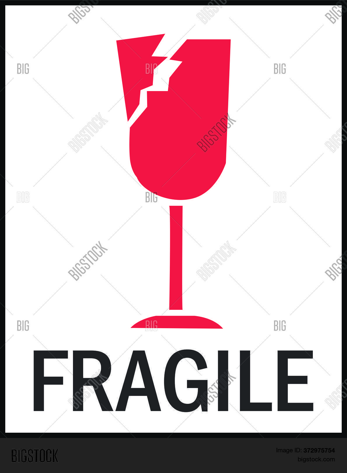 Fragile Glass Sign Printable at Jimmy Milam blog
